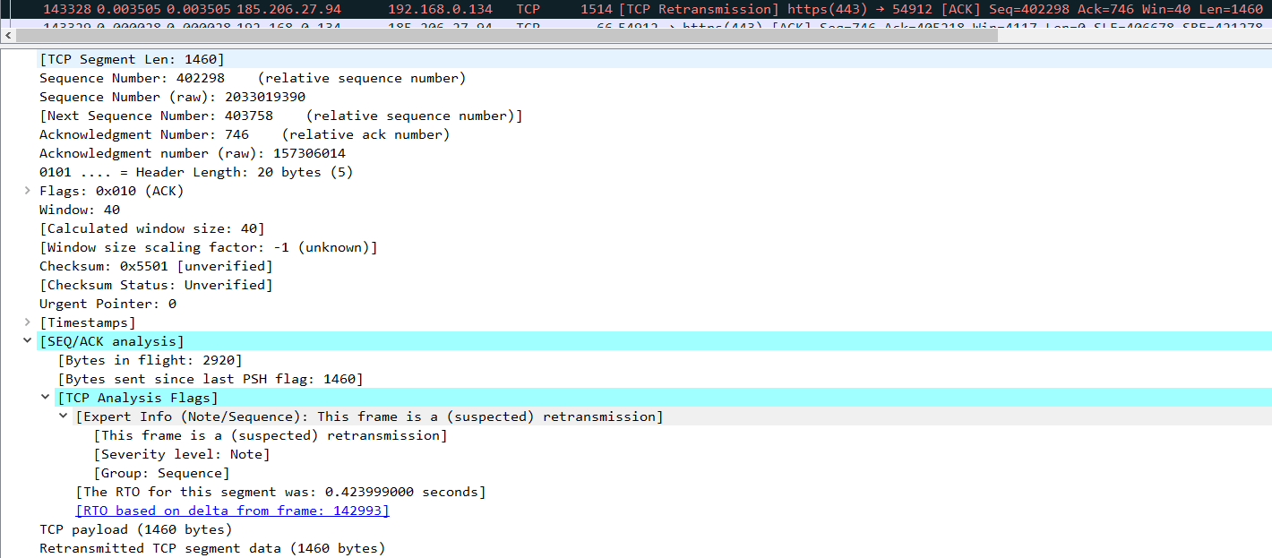 wiresharkのTCPストリームグラフについて解説-Part1