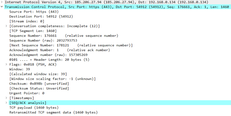 wiresharkのTCPストリームグラフについて解説-Part1